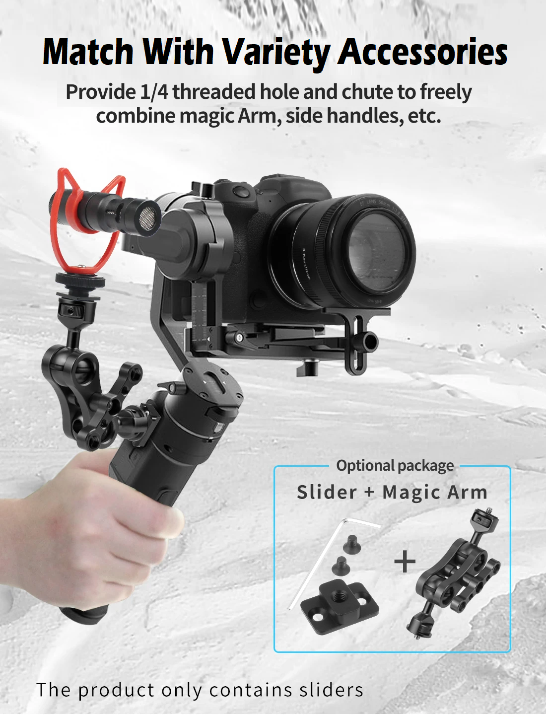 Camera Monitor Mounting Plate Stabilizer Mount Plate Replace Mount ...