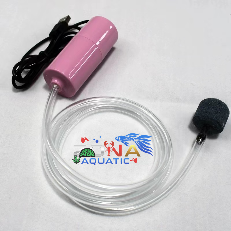 | PORTABLE MINI USB OXYGEN AIR PUMP | FOR AQUARIUM FISH TANK | FISH ...