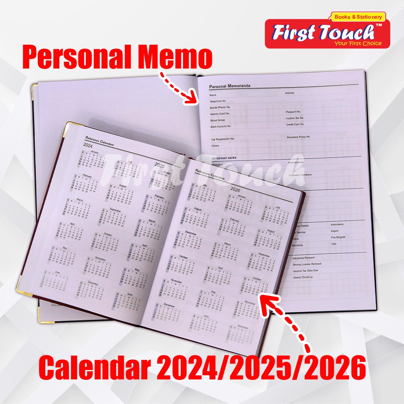 DIARY 2025 Management A5 A4 Daily Planner with Hard Cover Notebook ...