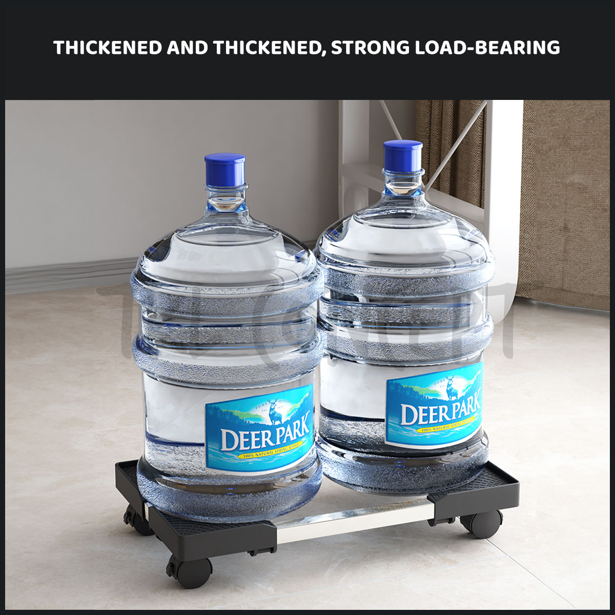 【TKL】Adjustable CPU Stand Wheel Roda 360 Rotating PC Tray Desktop Rack ...