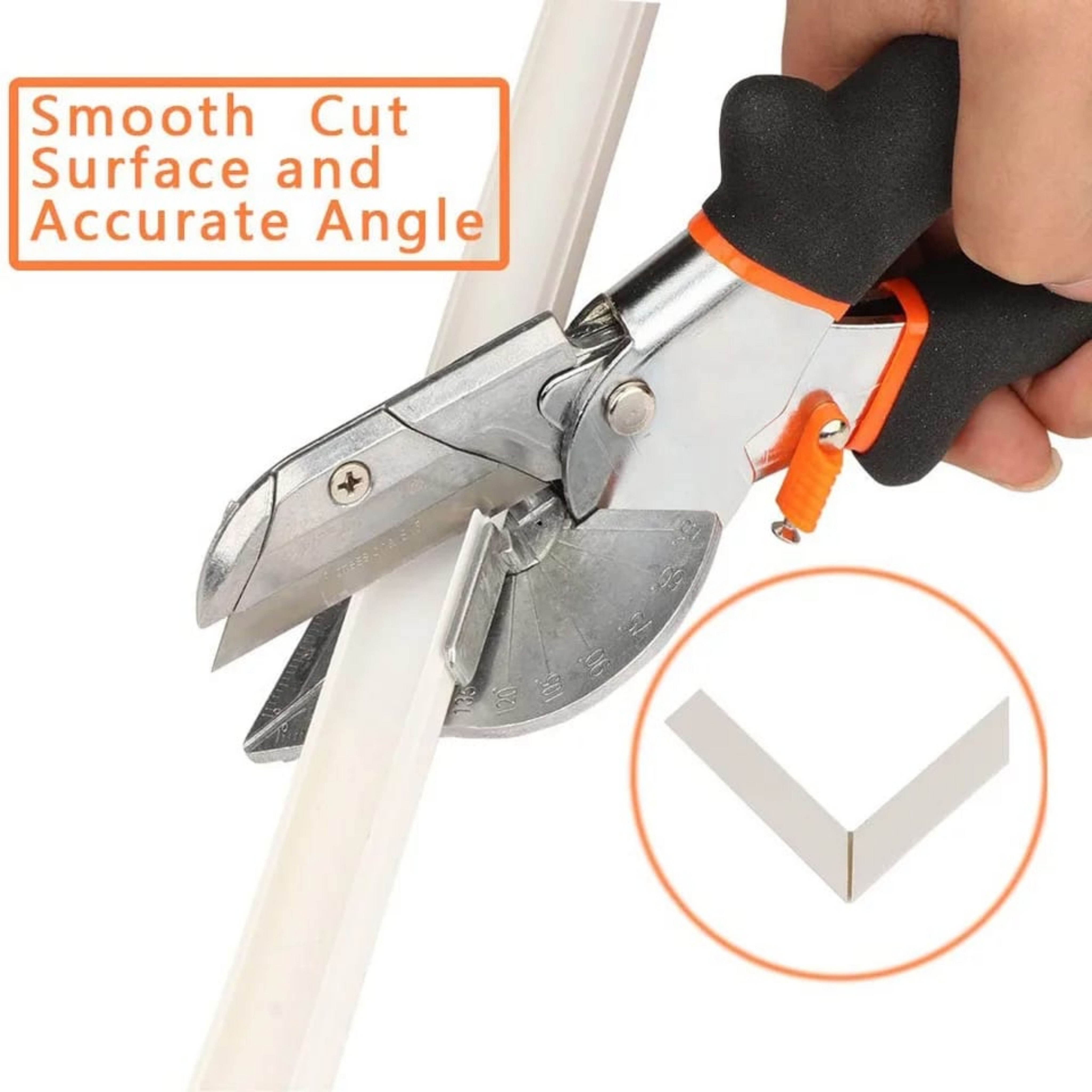 CEO Angle Shear 45-135 Degree Miter Cutter PVC PE Plastic White Casing ...
