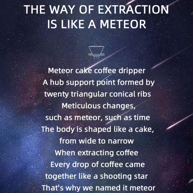 MHW-3BOMBER -Meteor Coffee Dripper Cake shape Coffee Dripper 155 /185 ...