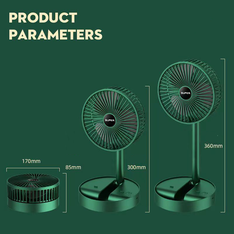 New Kipas Mini Adjustable Mini Fan Kipas Small Cooling Handy Desk Home ...