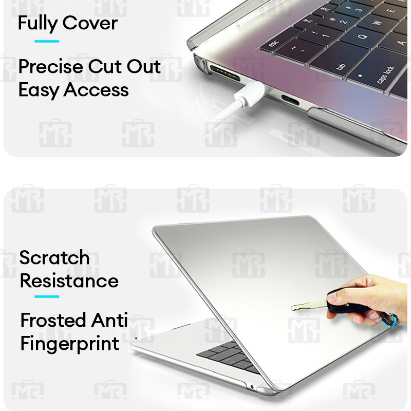 MR Clear/Black Transparent laptop Case Clear Protective Cover Cystal ...