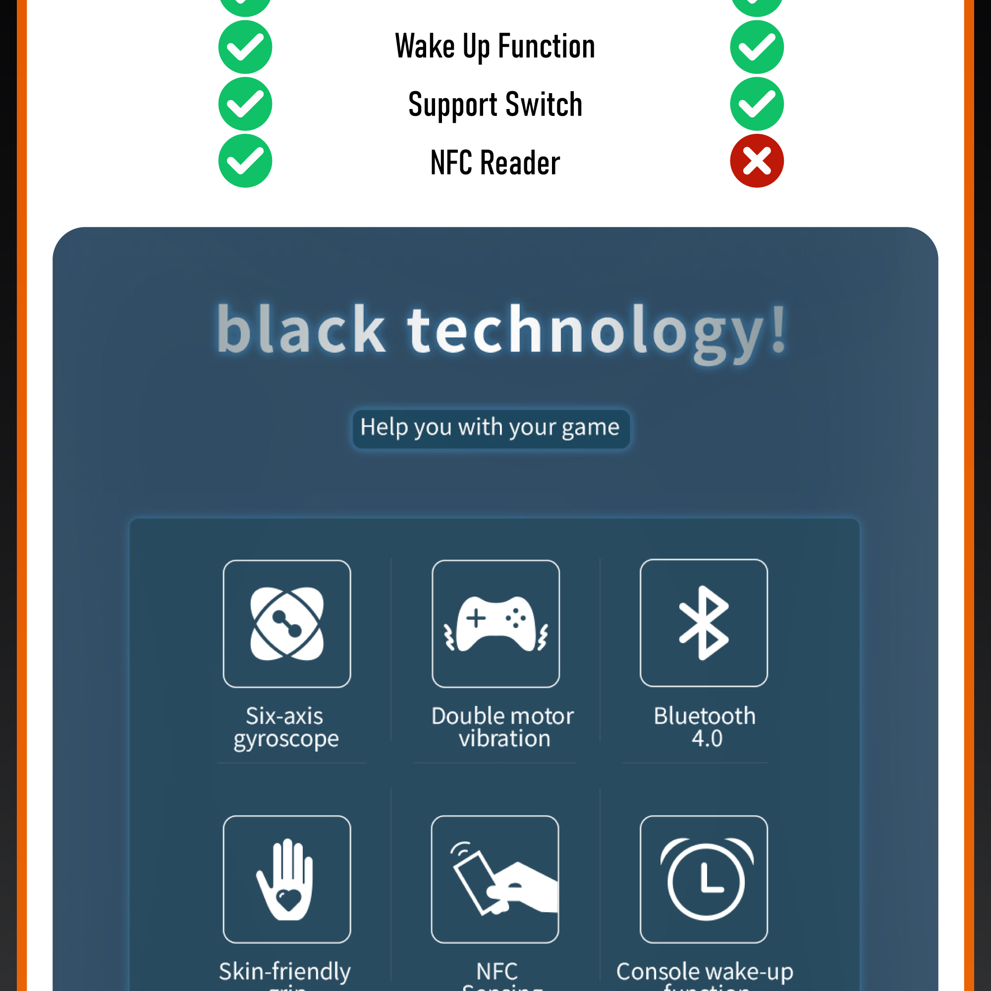 DOBE Nintendo Switch Wireless Controller NFC Switch Pro Bluetooth ...