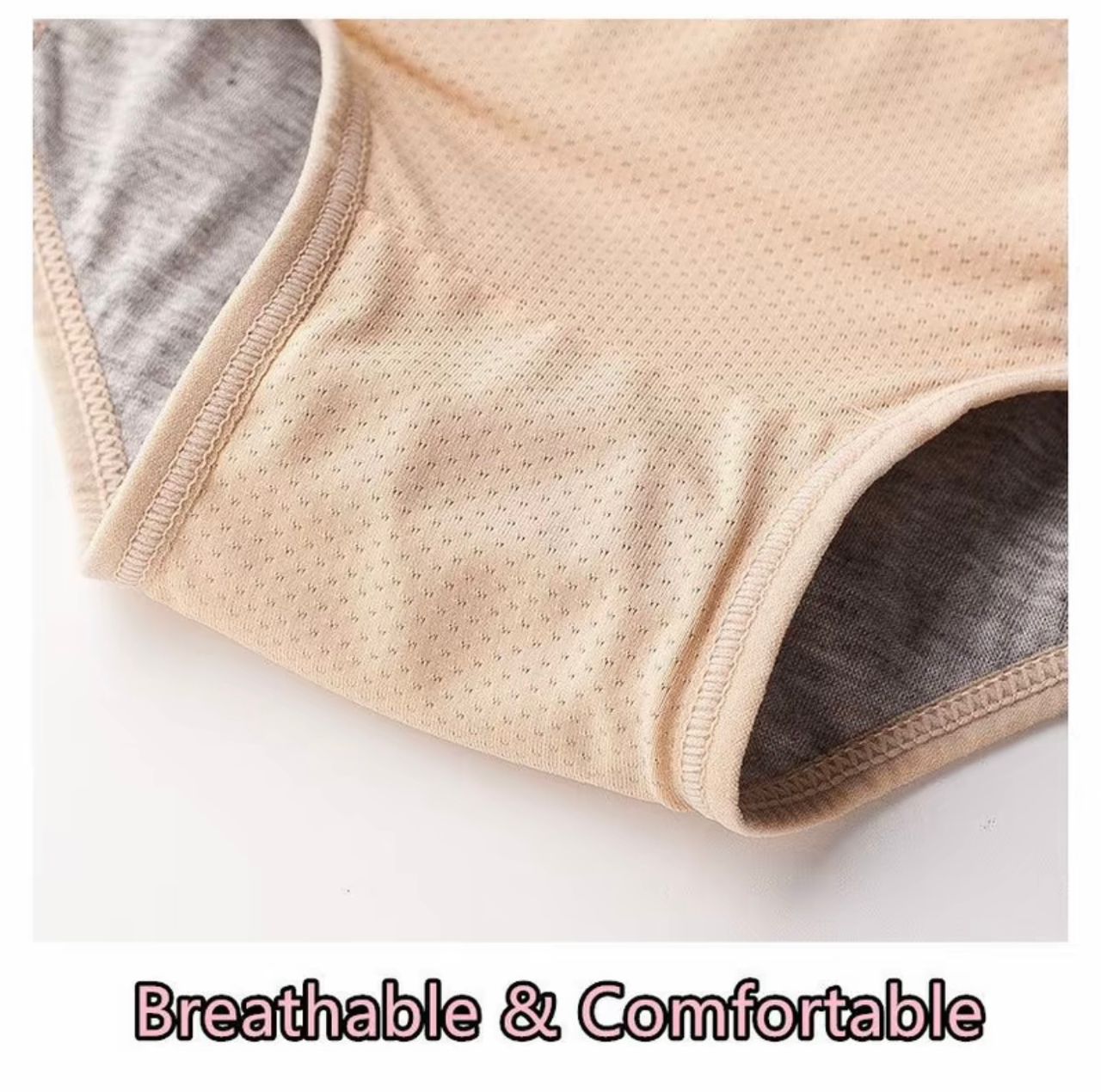 L To 8XL Plus Size Panties Women Breathable Anti Leak Soft Material ...