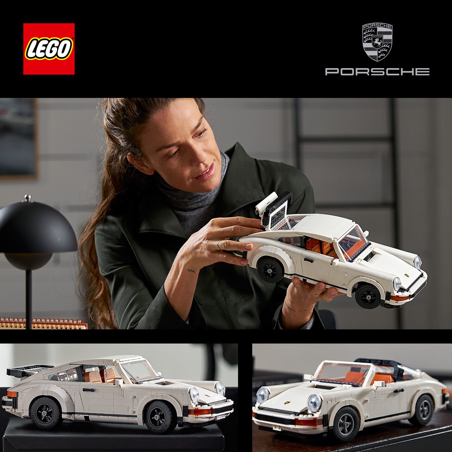 LEGO Icons Porsche 911 10295 Building Kit (1,458 Pieces) Construction ...