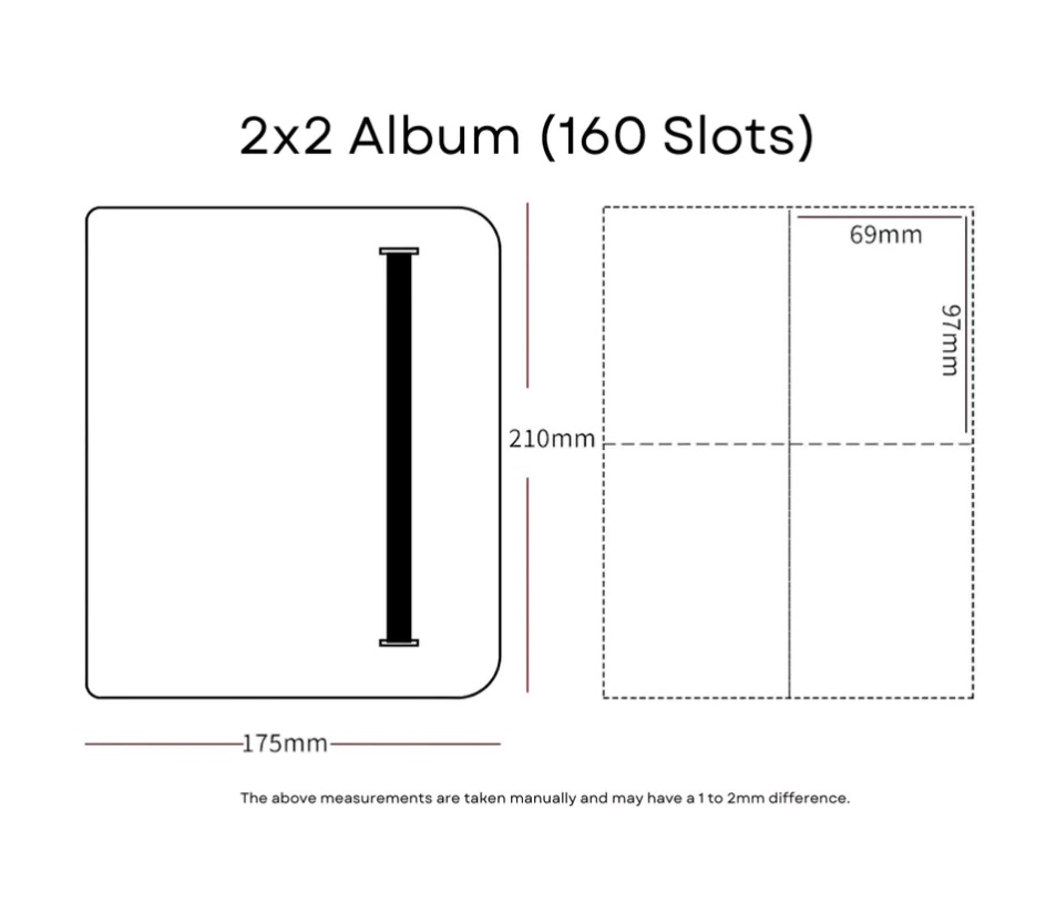 Card Album 360 3x3 2x2 Photocard Card Binder Holder Pokemon TCG ...