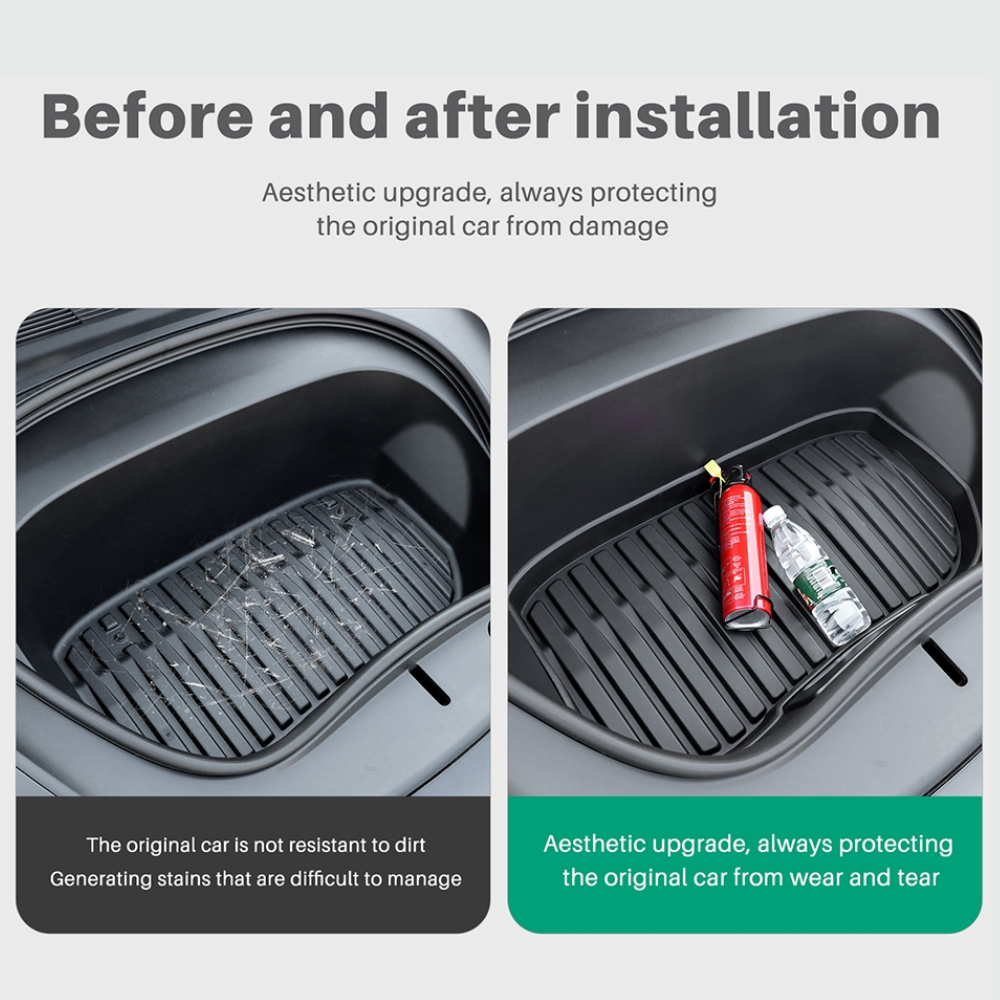 Tesla 2025 Model 3 Highland Front Trunk Mat Trunk Tray TPE Tesla ...