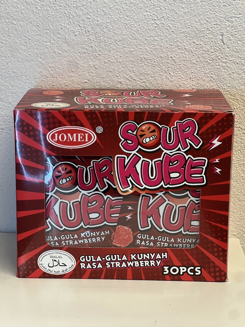 Jomei Sour Kube Candy 30s per box (gula gula asam) (gula lembut ...