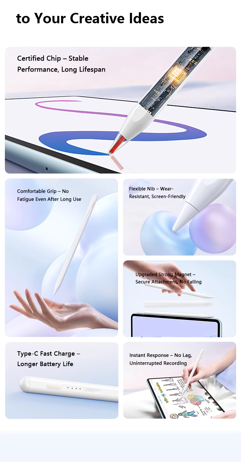 Touch Smart Active Pencil For Huawei Honor Pad Tablet 10/9 X9a 11.5inch ...
