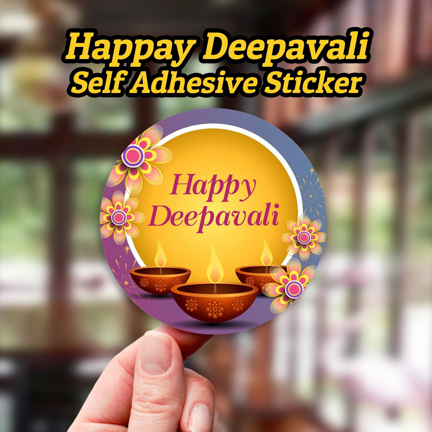 Sticker Deepavali | Diwali Sticker Label | Box Sticker | Decoration ...