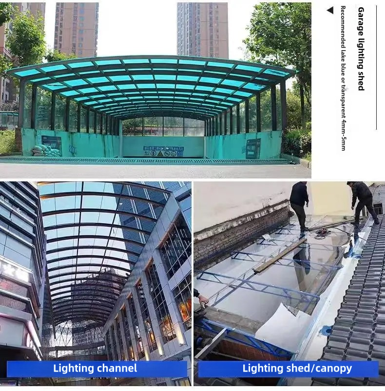 PC FLAT TRANSPARENT ROOF / ATAP CERAH LUTSINAR RATA 1mm POLYCARBONATE ...