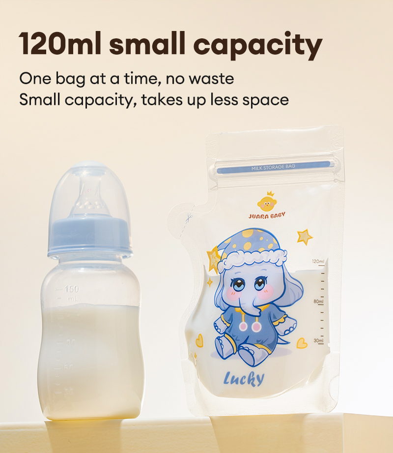 (30 Pcs)Milk Storage Bag Breastmilk Storage Bag Double Ziplock Simpan ...