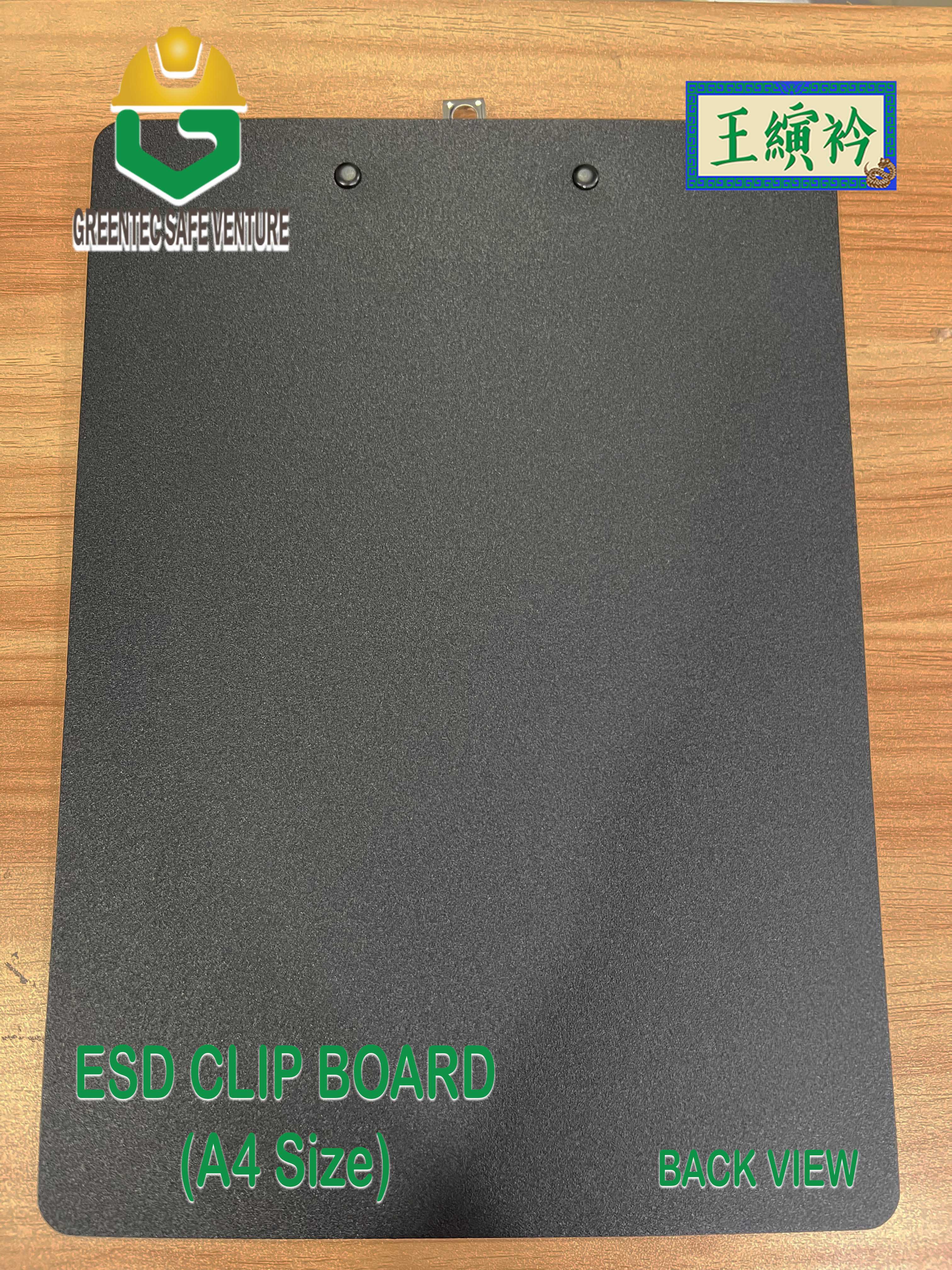 ESD Clipboard A4 Black Cleanroom Antistatic ESD A4 Clipboard PVC Anti ...