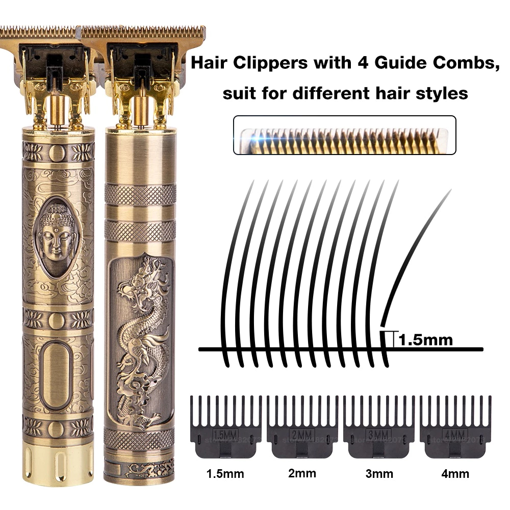 Rechargeable Hair Clipper – Cordless Beard Trimmer, Cutter & Mini ...