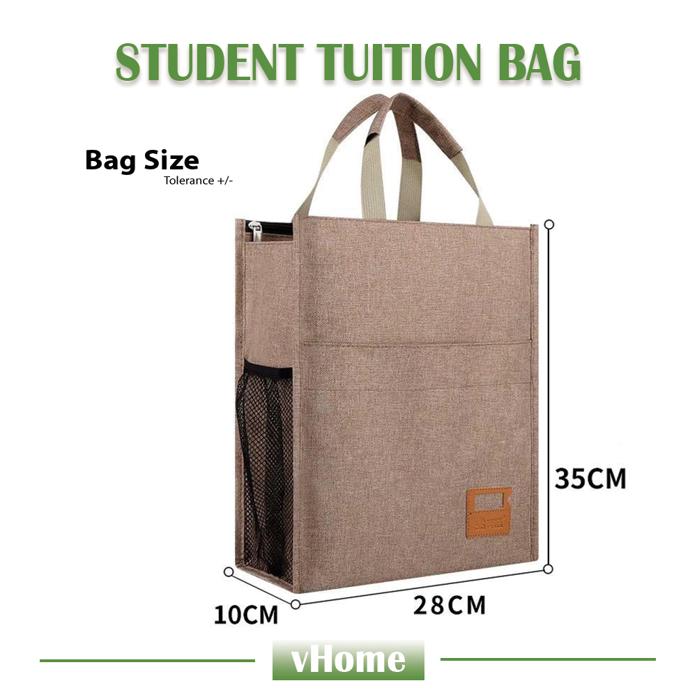 Student Tuition Carry Documents Bag Suitable for Primary and Secondary ...