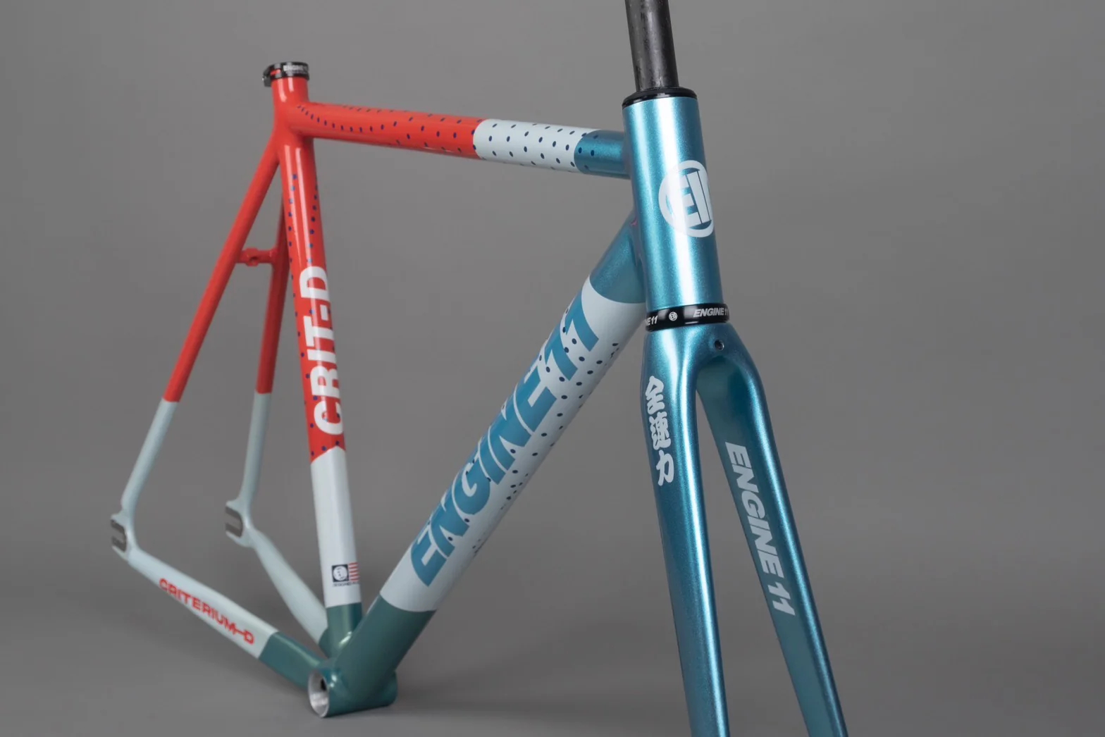 16 pcs ENGINE 11 CRIT-D fixie fixed gear cycling bike frame sticker ...