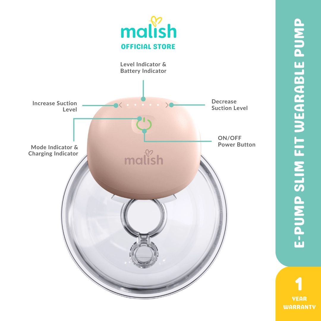 Malish E-Pump Slim Fit Wearable Handsfree Pump with App Control ...
