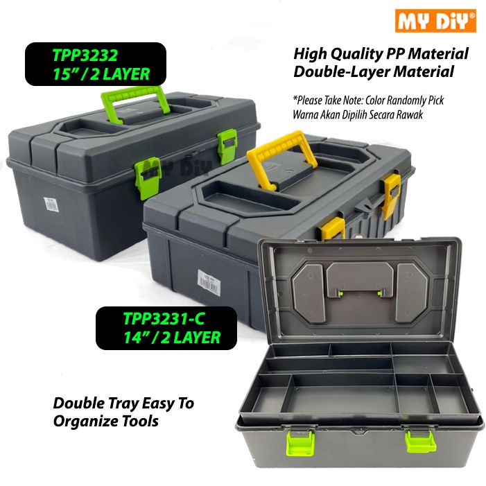 DIY Online4u - 10inch 14inch or 15inch Quality Plastic Tool box ...