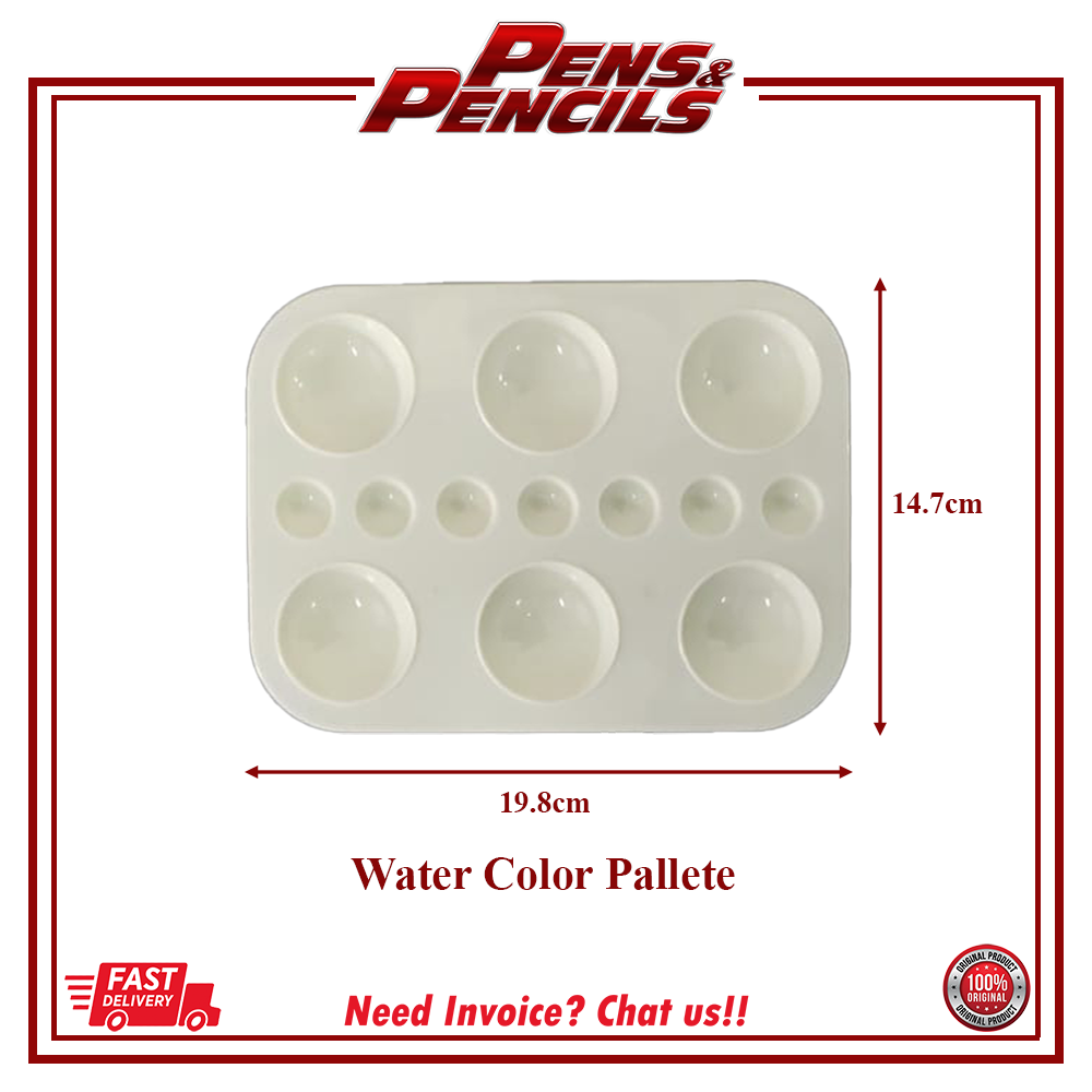 Water Color Palette / Watercolour Plate / Palet Warna air / 水彩盘 (1pc ...