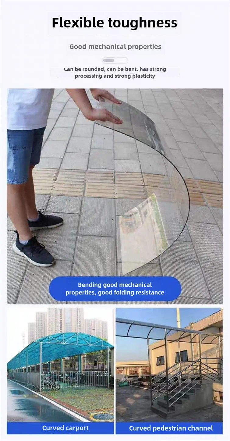 PC FLAT TRANSPARENT ROOF / ATAP CERAH LUTSINAR RATA 1mm POLYCARBONATE ...