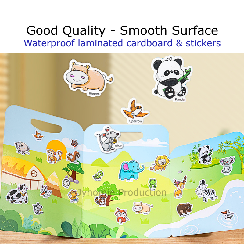 Sticker Book Baby Sticker Book Children Book Buku Stiker Buku Tampal ...