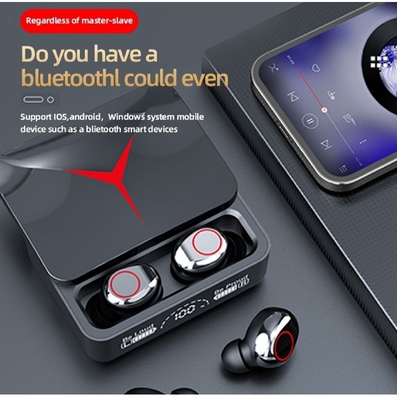 M90 Pro TWS Bluetooth 5.3 Earphones – HiFi 9D Bass Wireless In-Ear ...
