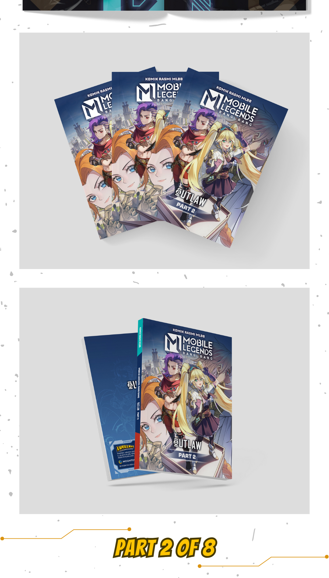 MLBB OFFICIAL COMIC BOOK OUTLAW PART 2 BUKU KOMIK RASMI MOBILE LEGENDS ...