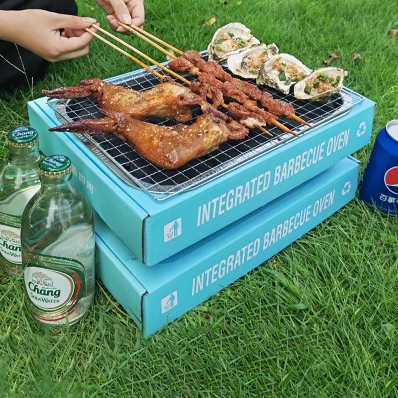 Disposable Instant BBQ Grill free Charcoal Portable Barbecue Set For ...