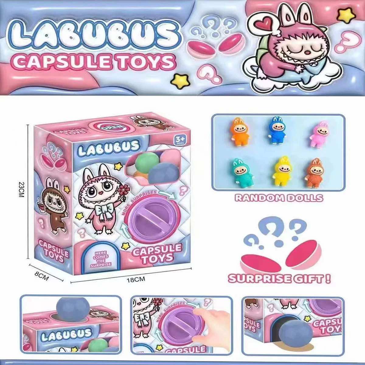 Egg Twisting Capsule Vending Machine Blind Box Surprise Eggs Cartoon ...