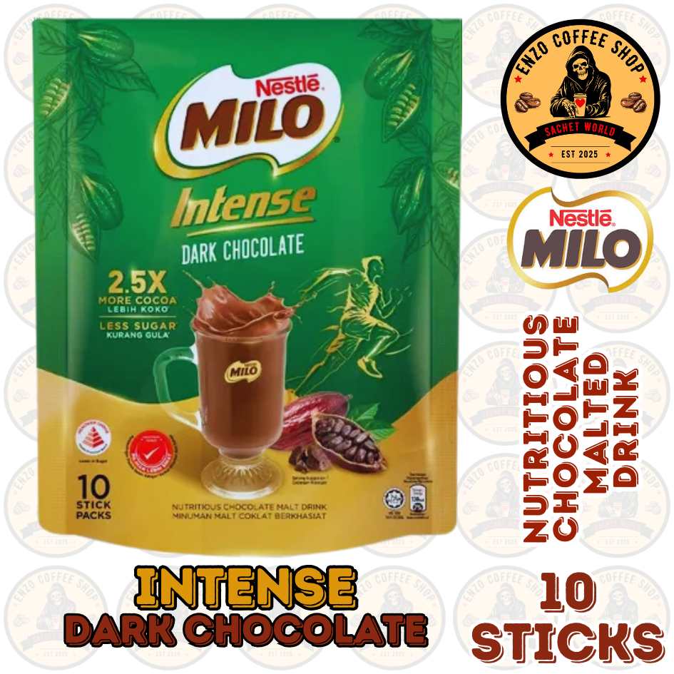 MILO NUTRITIOUS CHOCOLATE MALT DRINK / LESS SUGAR / MALT 3 IN 1 ...