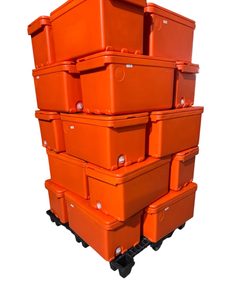 TKTT Heavy Duty Insulated Ice Box Fish Box Ice Bucket Cooler Box Cold ...