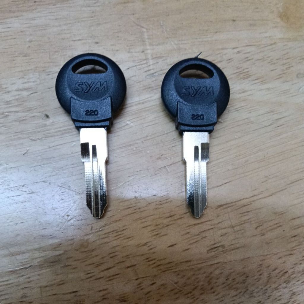SYM Motorcycle key/ uncut key for SYM MOTOR/ SYM key | Shopee Singapore