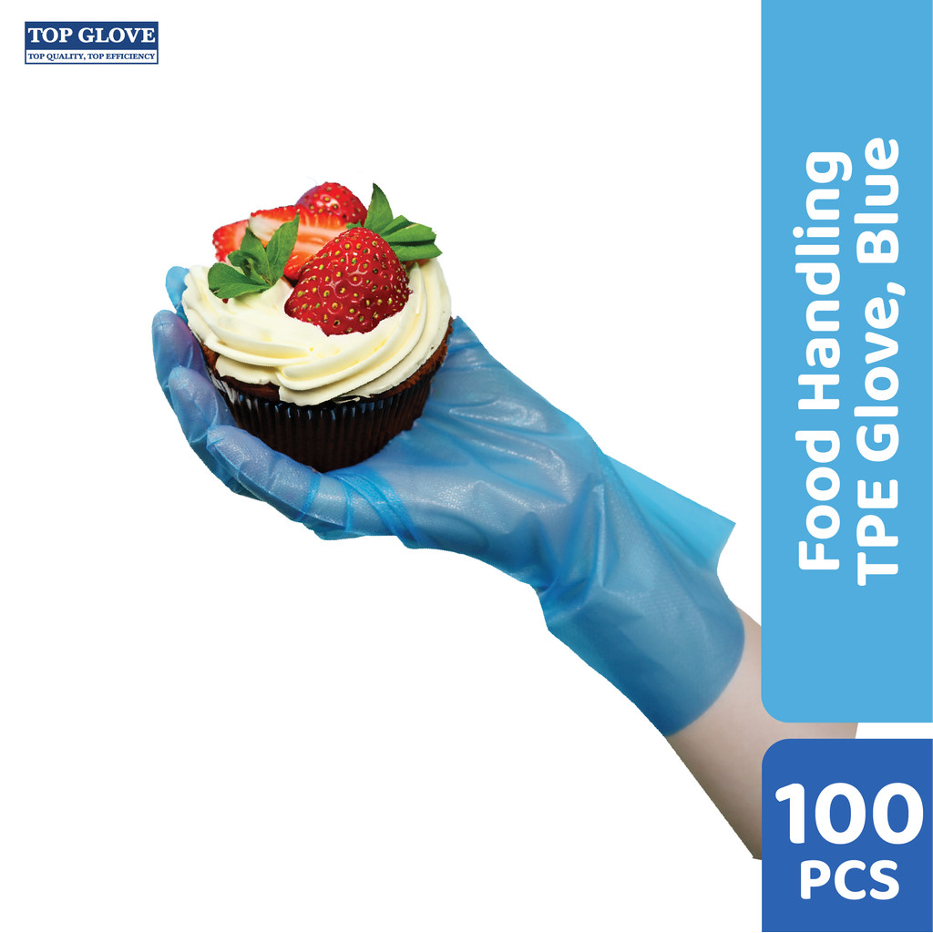 Top Glove TPE Disposable Gloves for Food Handling – Thermoplastic ...