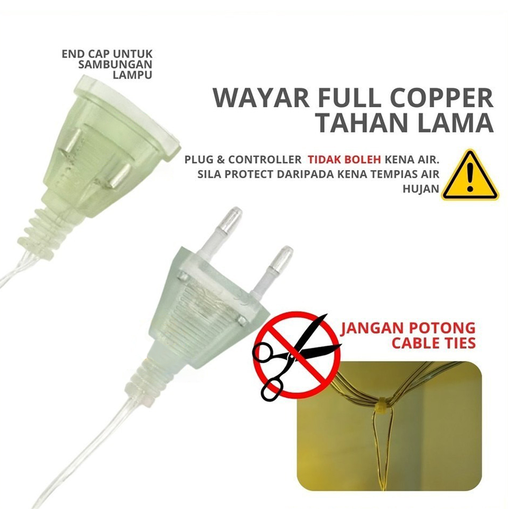 2025 New Lampu Raya Bulan Bintang Lampu Lip Lap Lampu Hari Raya LED ...