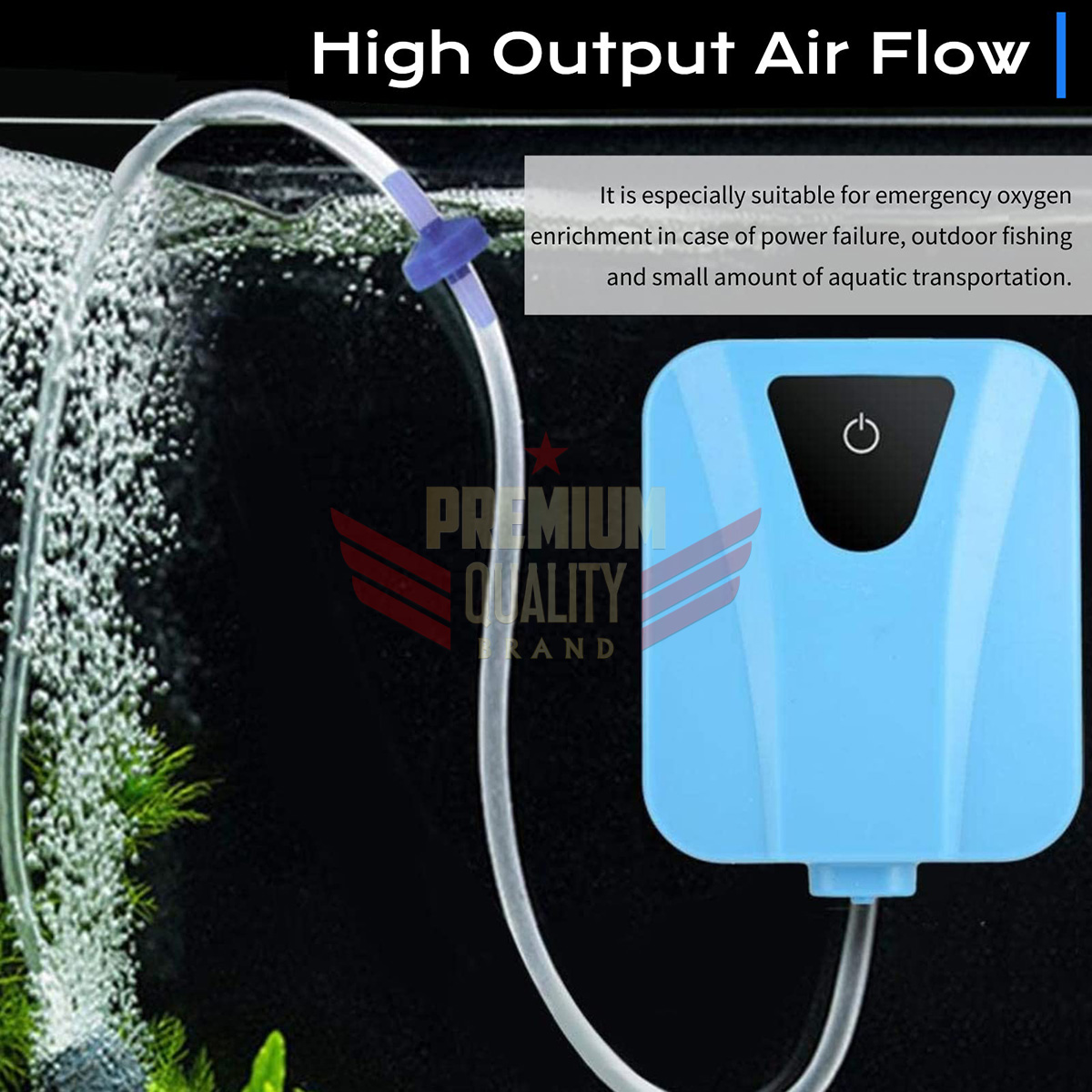 Solar Power Oxygenator Water Oxygen Pump Pond Aerator Aquarium Fish ...