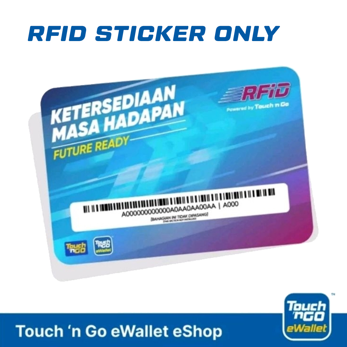 Combo Package Self-Fitment (DIY) RFID Tag Sticker With Holder / Card ...
