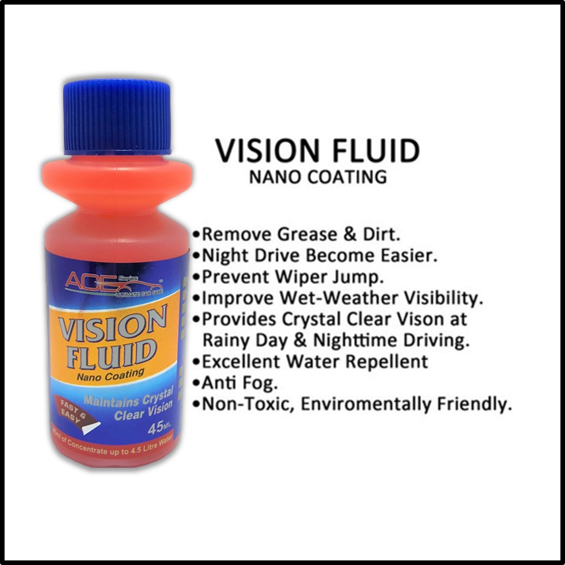 ACE SERIES Vision Fluid Wiper Windshield Washer Fluid Cleaner With Nano ...