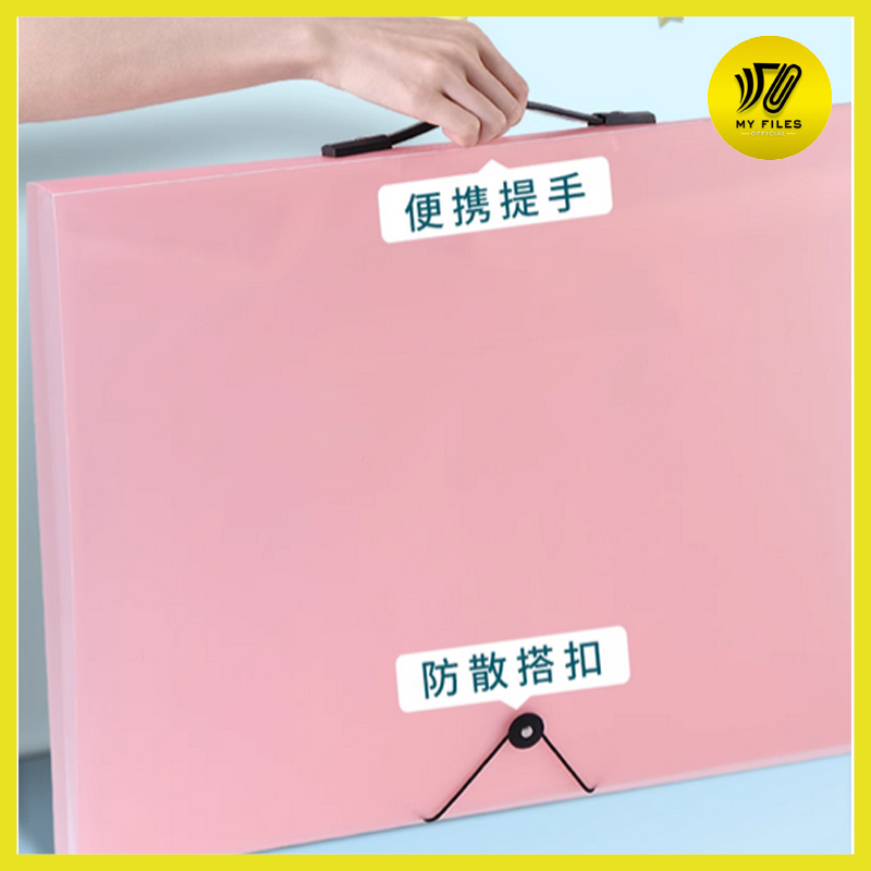 MYFILES 20 Pocket A2 Clear Holder Folder Document Drawing Storage ...