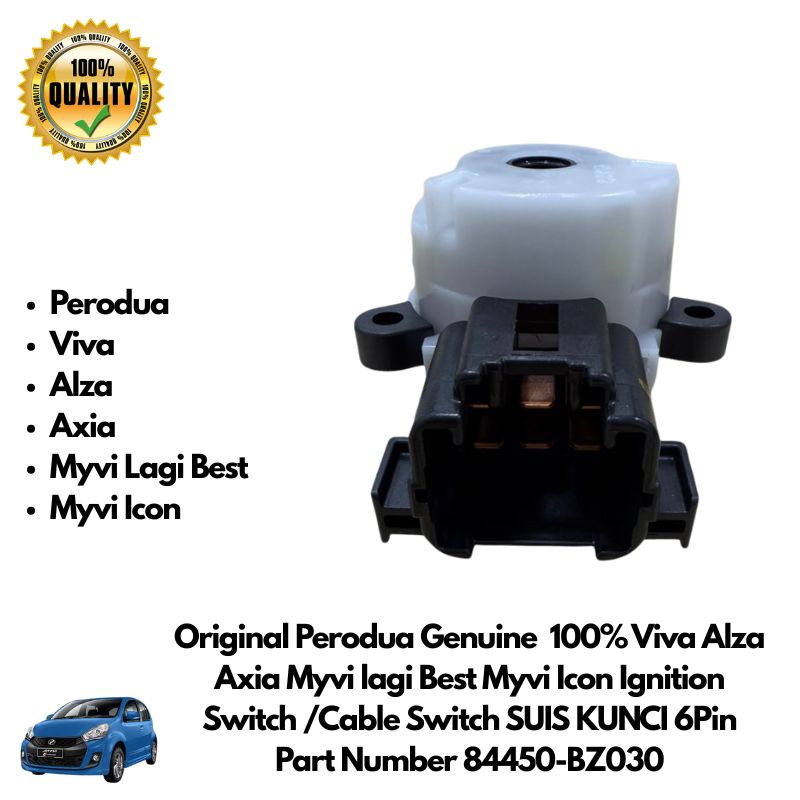 Perodua 100% Viva Alza Axia Myvi lagi Best Myvi Icon Ignition Switch ...