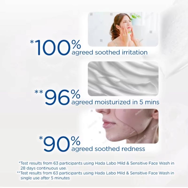 Hada Labo Mild & Sensitive Face Wash 100G (Thermal Spring Water ...