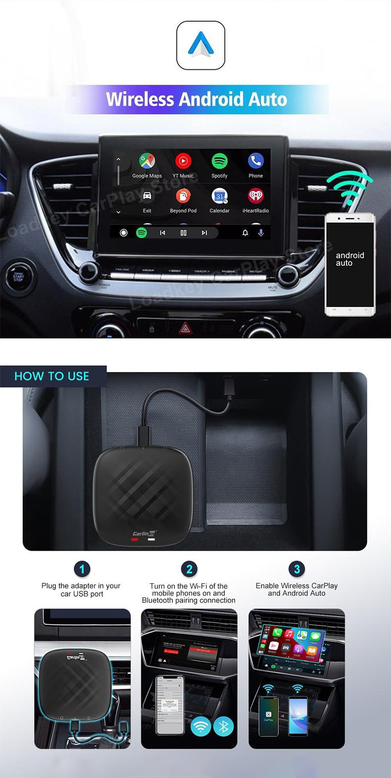 Car Ai Box CarPlay Adapter Car Player Android Plus Car Link TBox Video Players Car Audio System ...