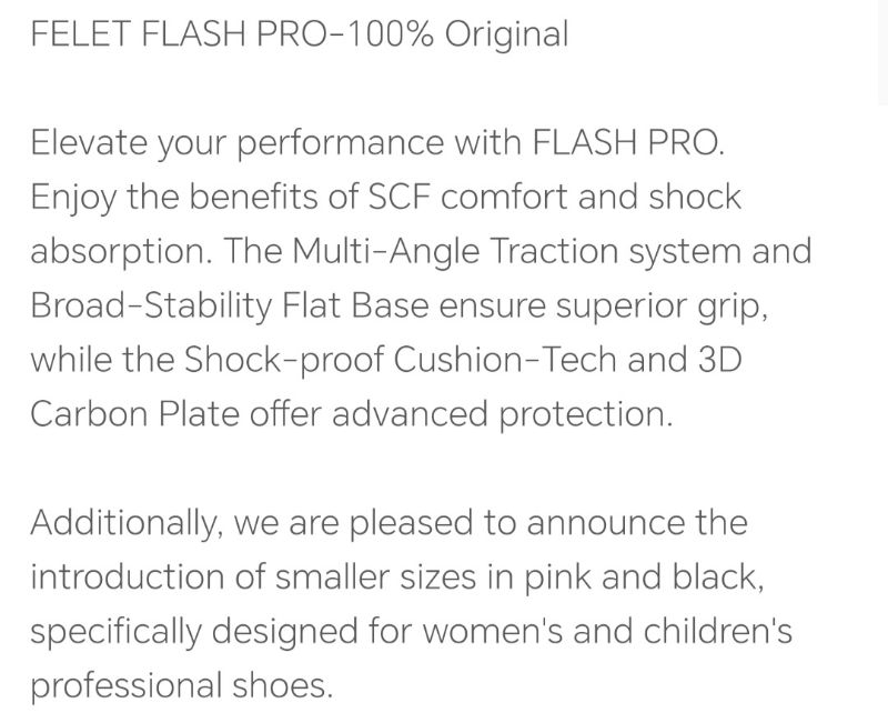 FELET FLASH PRO SERIES BADMINTON SHOE / COURT SHOE | Shopee Singapore