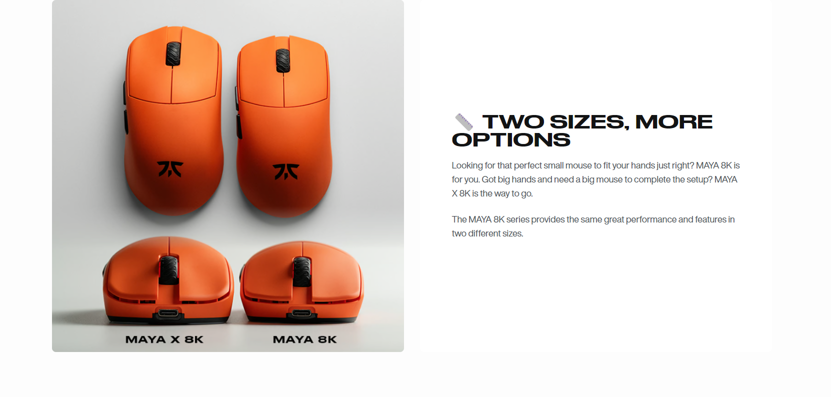 FNATIC GEAR x LAMZU MAYA / MAYA X WIRELESS MOUSE - FNATIC EDITION ...