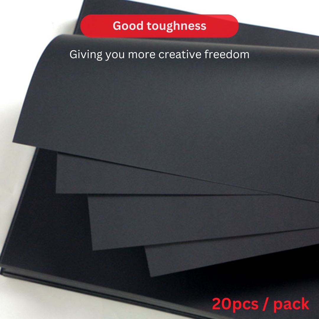 350/450GSM A4 Size Black Card / Kad Hitam (20'S) | Shopee Singapore