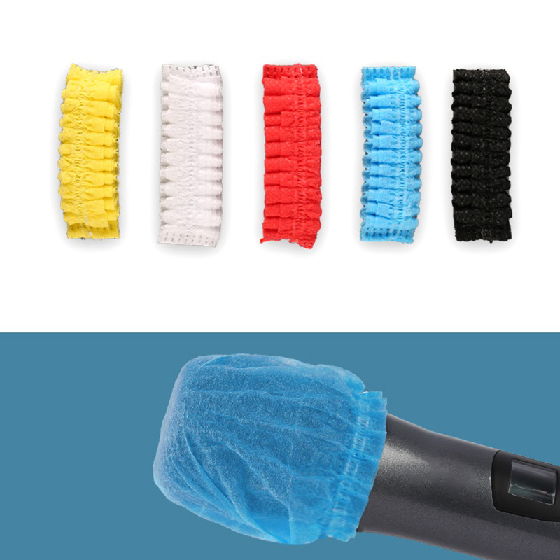 HYGIENE MIC 》50/100/150/200 Pairs Disposable Mic Cover Microphone Cap ...