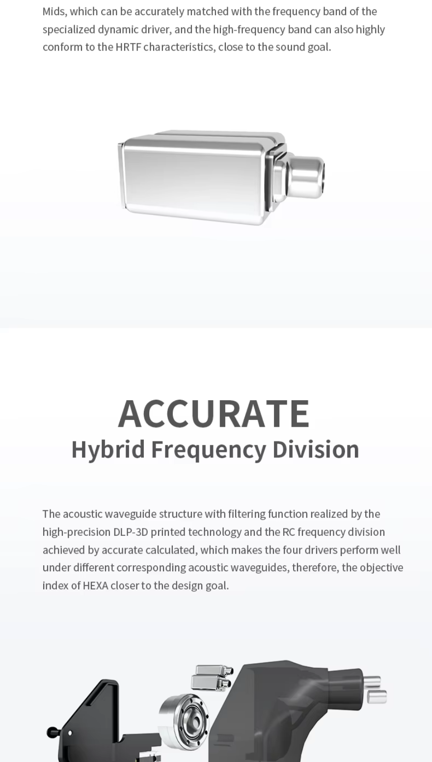 Truthear Hexa, In-Ear Monitors: 1DD+3BA Hybrid, 0.78 2Pin Cable Earphones IEM (Hexa) | Shopee ...