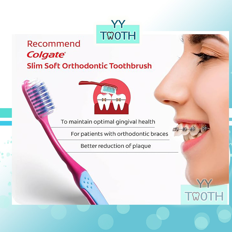 D5F Berus Gigi Colgate Orthodontic berus gigi brace Colgate Orthodontic toothbrush U shaped ...