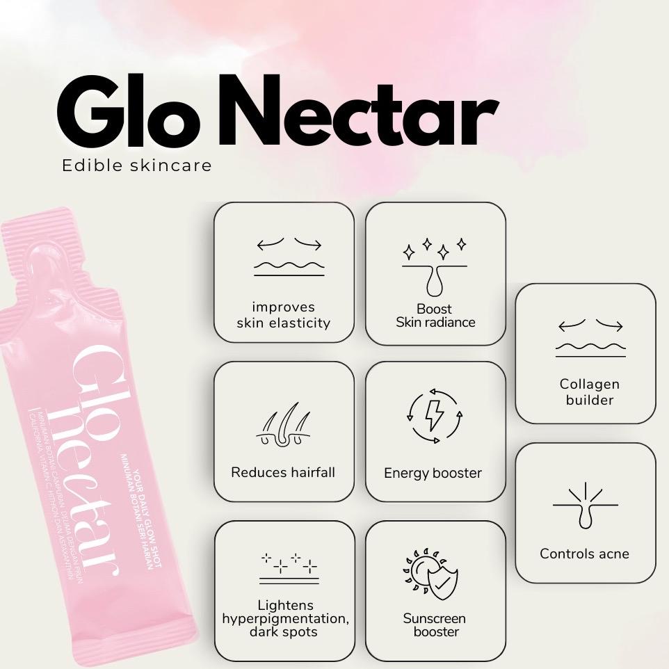 Glo Nectar (Botanical Drink) Supplement Suplemen Glo Nectar Combo ...